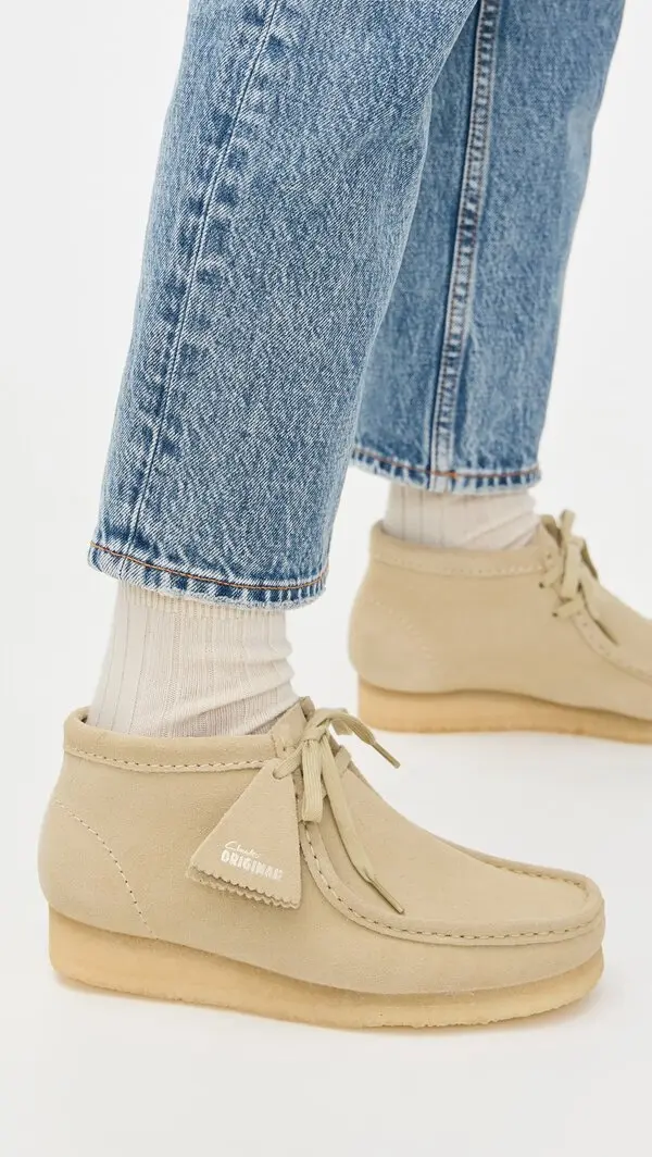Clarks Wallabee Boots - Maple Suede | Editorialist